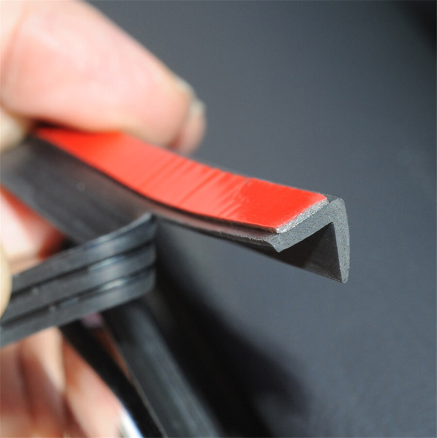 4M V Shape Car Door Window Trim Edge Moulding Rubber Weatherstrip Seal ...