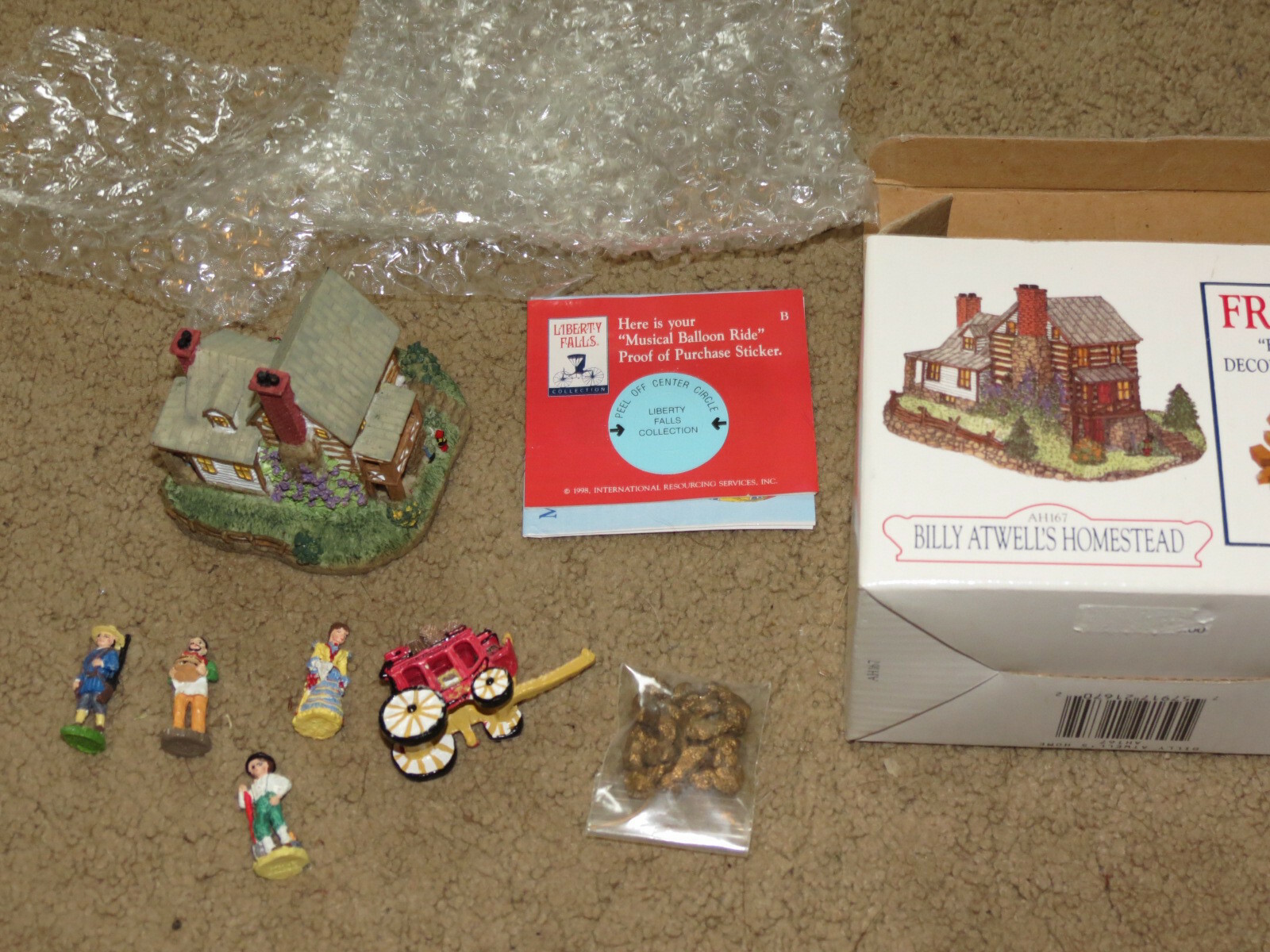 COLLECTIBLE Liberty Falls Billy Atwell's Homestead AH167 + stagecoach ...
