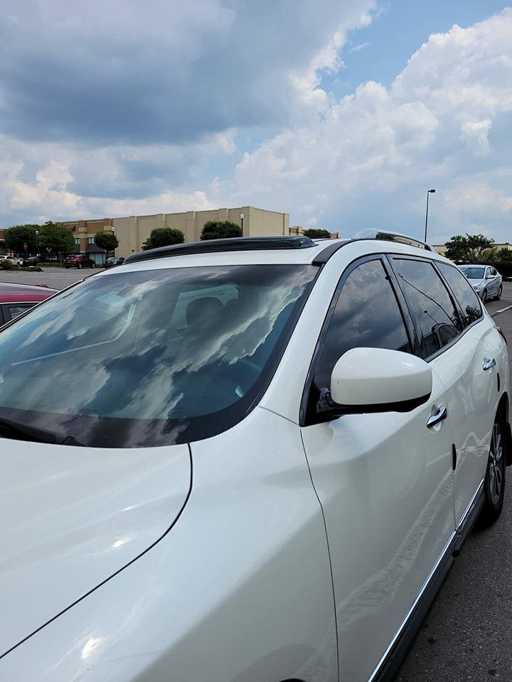 43" Sunroof Visor Top Window Moonroof Rain Guard Sun Shield Vent Wind ...