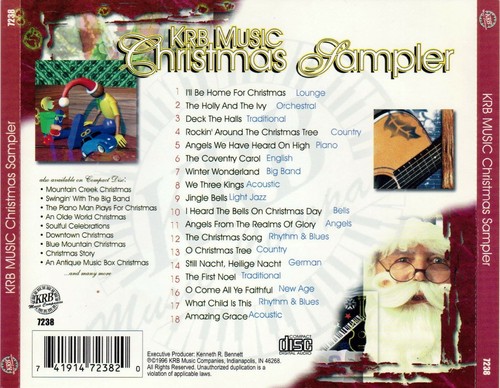 KRB Music: Christmas Sampler by Various Artists (CD, 1996) | eBay