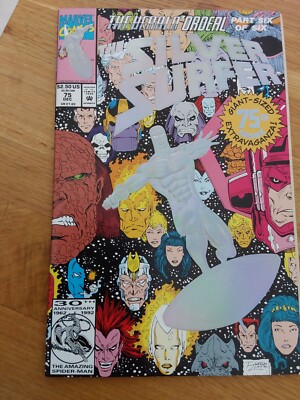 Silver Surfer #75 Silver Foil Cover. VF+ Free Postage | eBay UK