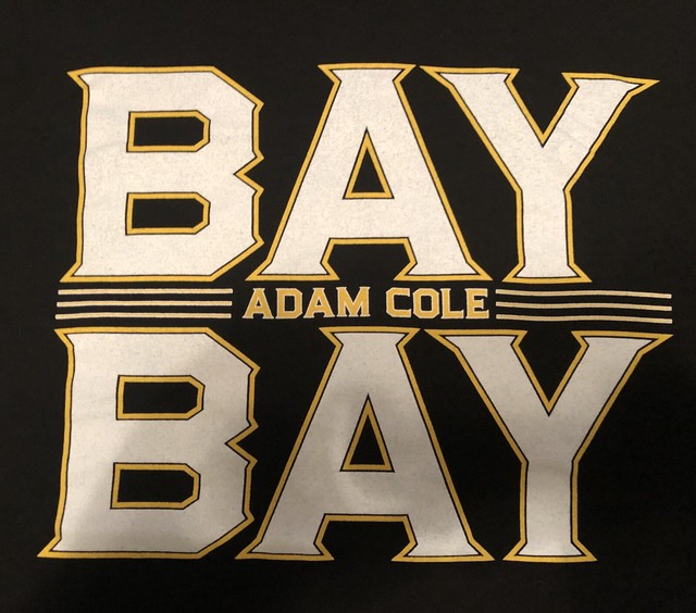 Adam Cole "bay Bay" Authentic T-shirt WWE NXT Large Roh PWG CZW ...