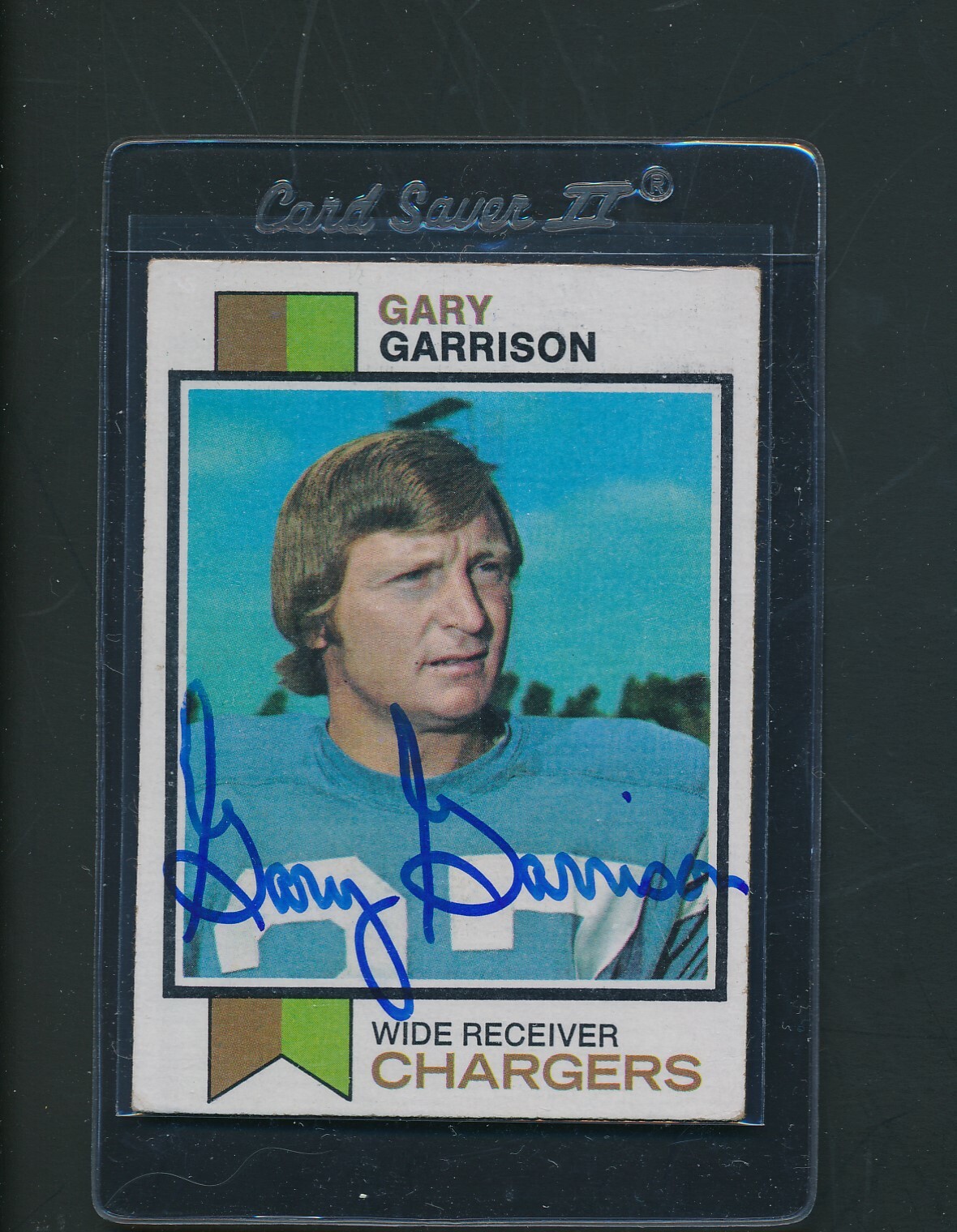 1973 Topps #375 Gary Garrison Chargers Signed Auto *A7549 | eBay