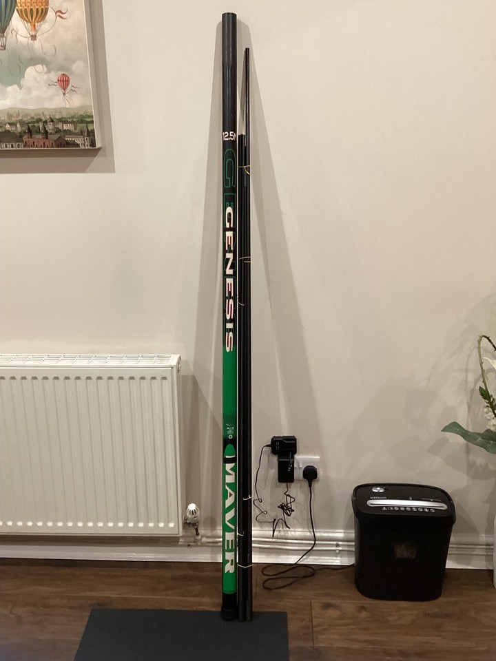 Maver Genesis 12.5 M Fishing Pole With 2 Top Kits good Used Condition ...