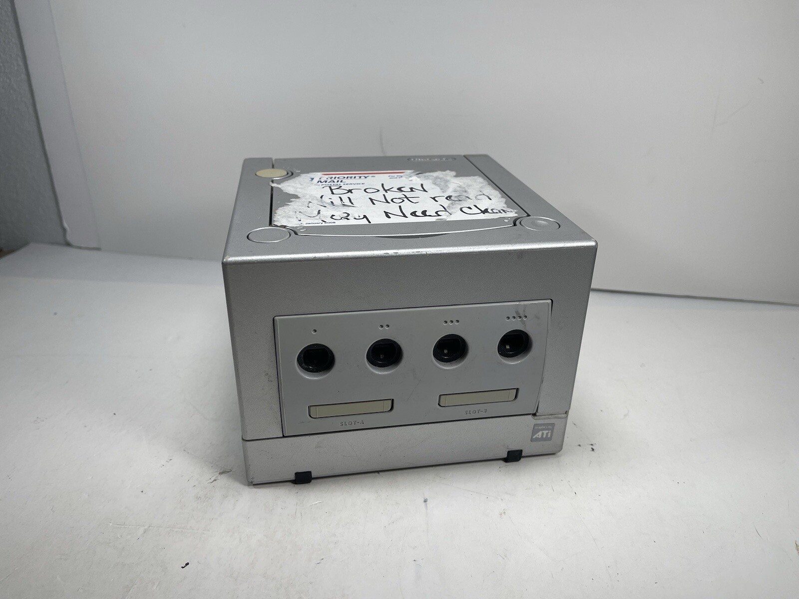 Nintendo GameCube Console Platinum Silver DOES NOT READ DISCS! For ...