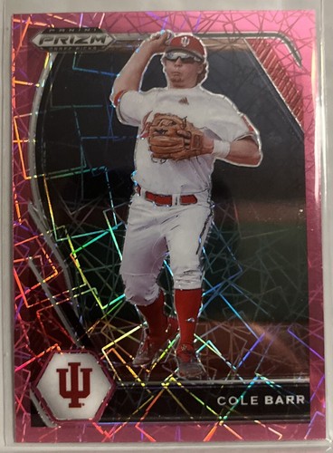 Cole Barr 2021 Panini Prizm Draft Picks Pink Velicity Prospect #PDP218 ...