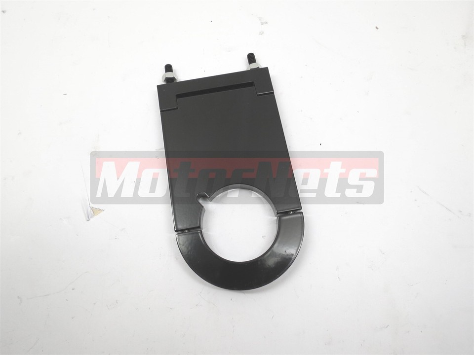 Black Billet Aluminum 3.5" 3-1/2" Steering Column Drop Bracket 2" W ...