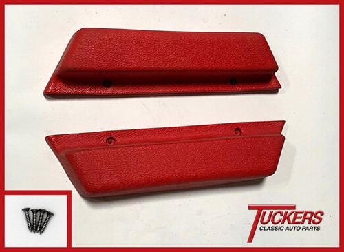 1973 1974 1975 1976 CHEVROLET C10 GMC RED TRUCK ARM REST PAD SET w ...