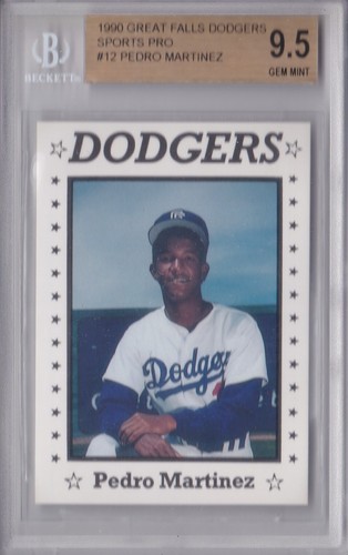 1990 Sports Pro - Pedro Martinez Minor League Rookie Card - RC - BGS 9. ...