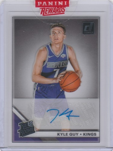 KYLE GUY RC 2019-20 CLEARLY DONRUSS RATED ROOKIE AUTOGRAPH CA-KGY ...