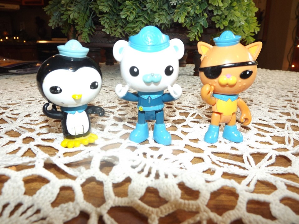 Fisher Price Octonauts Captain Barnacles, Peso, Kwazii Cat Figures | eBay