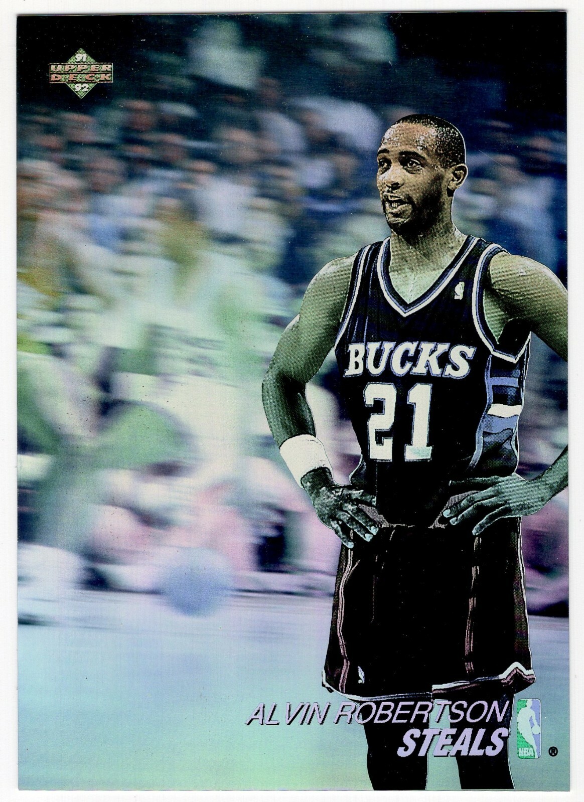 ALVIN ROBERTSON #AW2 UPPER DECK 1991-92 NBA BASKETBALL CARD STEALS ...