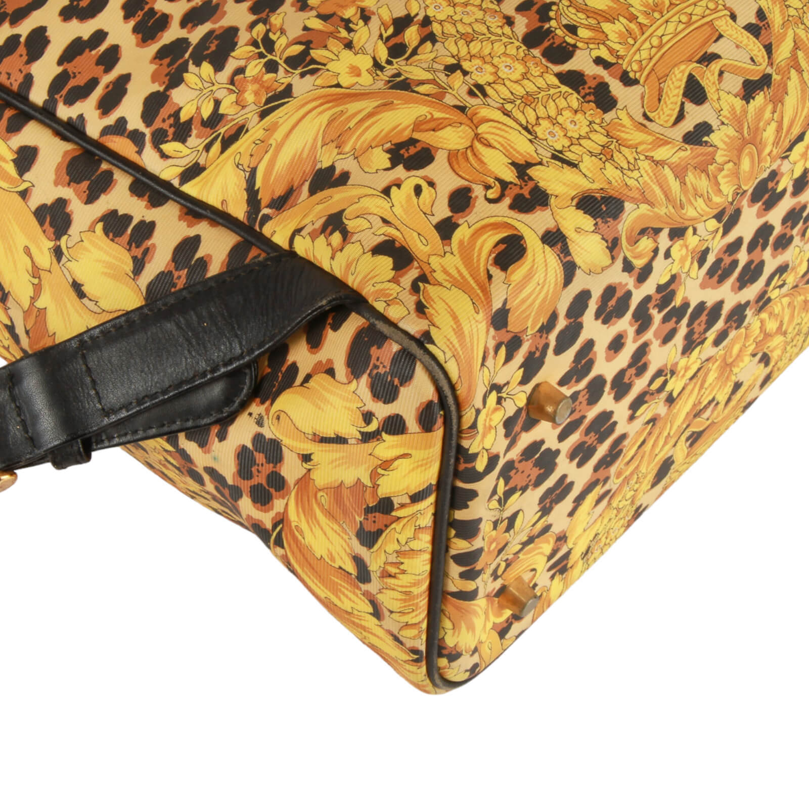 AUTHENTIC GIANNI VERSACE YELLOW BAROCCO BACKPACK - Gem