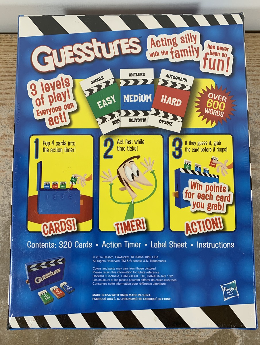 Guesstures Game Cards Guesstures Game Entertainment Earth