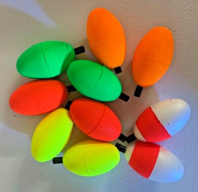 10 COMAL TACKLE Oval PEG Floats Choose 2" or 2.5" Lures Fishing Tackle ...