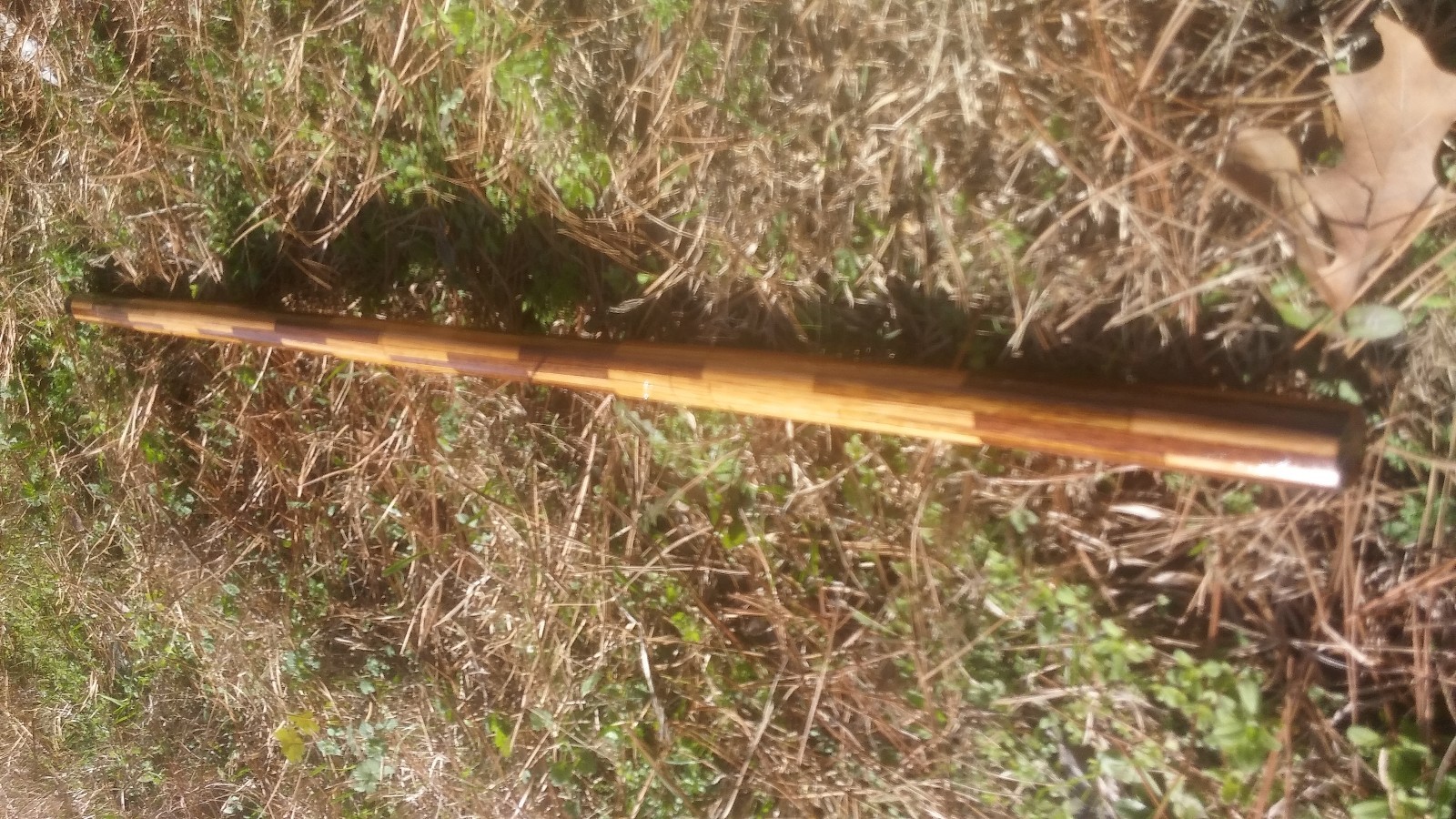 pole-arm wooden staffs, fits with reverse blade sword, random cocoa ...