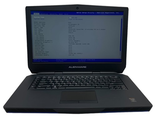 ALIENWARE 15 i7 2.5GHz 15" 16GB 1TB GEFORCE GTX 980M--GRADE D | eBay