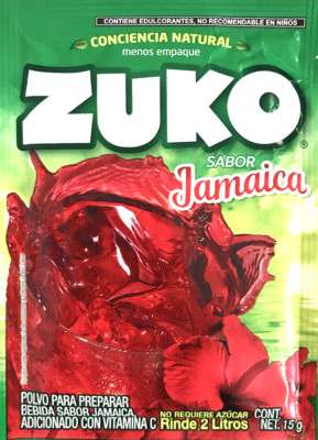 12-Pk ZUKO Jamaica / Jamaica ZUKO Powder Drink Flavor 15g/.4oz | eBay