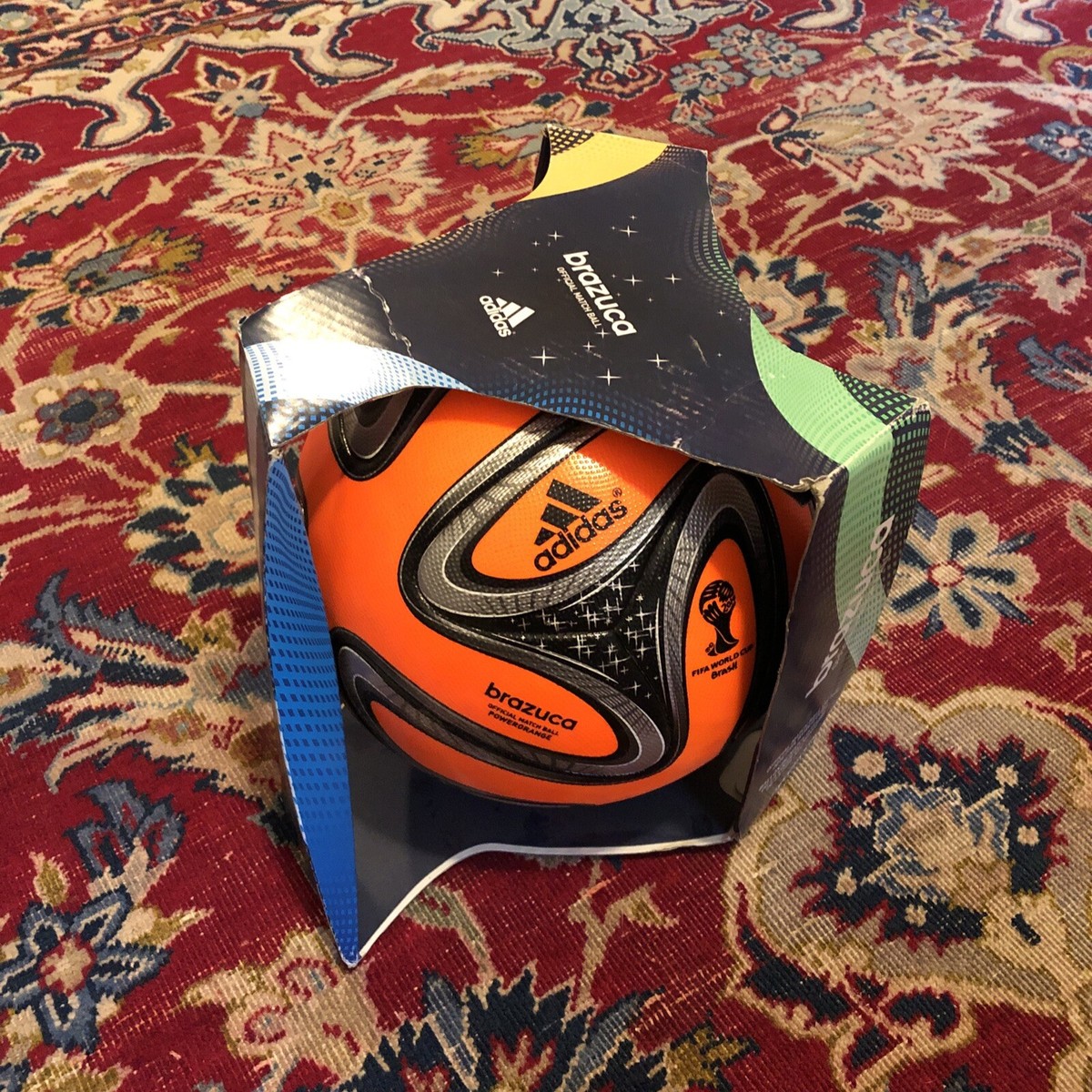 Brazuca World Cup Ball Orange