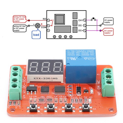 Voltage Comparator Control Measurement Module Digital Display 12V ...