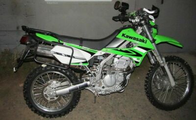 KAWASAKI KLX 250 COMPLETE RACK SYSTEM LUGGAGE RACK BLACK MOTORCYCLE ...