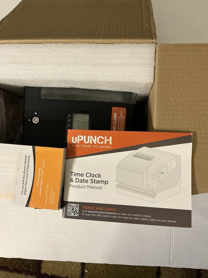 UPUNCH CR1000 DIGITAL TIME CLOCK AND DATE STAMP | eBay