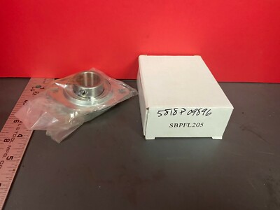 WJB SBPFL205- PRESSED STEEL HOUSING BEARING, 2-BOLT FLANGE MOUNTED | eBay
