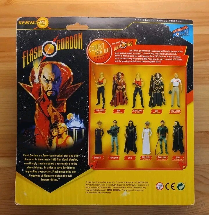 Flash Gordon Biff Bang Pow Prince Barin Timothy Dalton 007 James Bond 7 ...