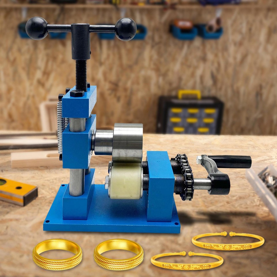 Hand Crank Ring Bracelet Press Bending Machine Making Tool Jewelry Ring ...