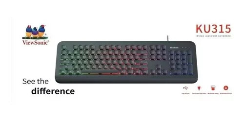 ViewSonic KU315 Wired Gaming Keyboard (ENGLISH) | eBay