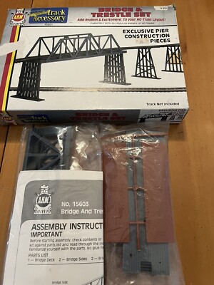Vintage AHM, HO Scale, Track Accessory, Bridge and Trestle Set No.15601 ...
