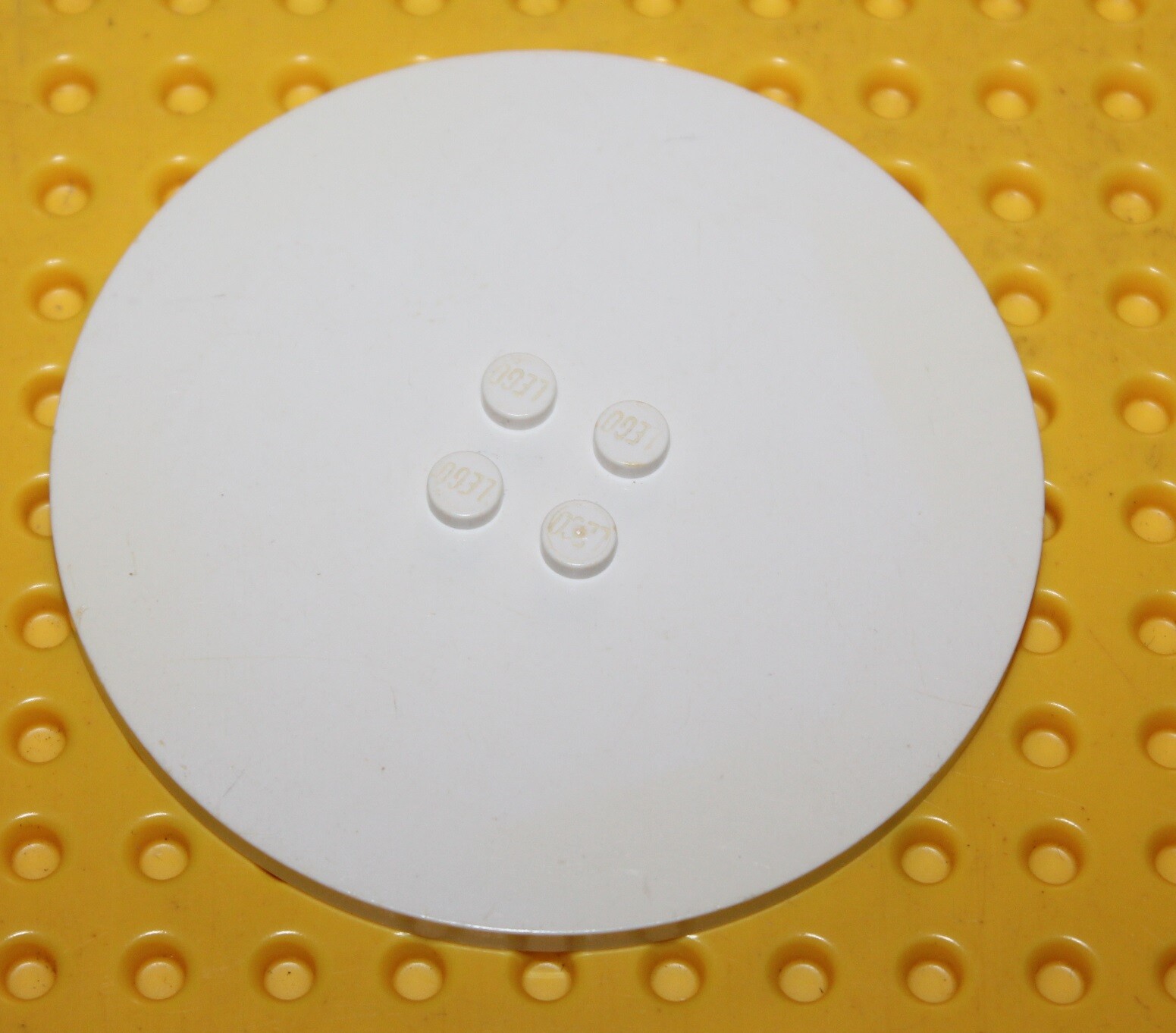 Lego Star Wars White Round Tile 8 x 8 ref 6177 Set 10019 Rebel Blockade ...