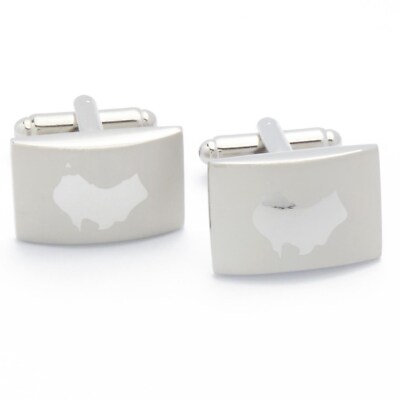 Cufflinks - Australia Outline Silver Rectangular | eBay Australia