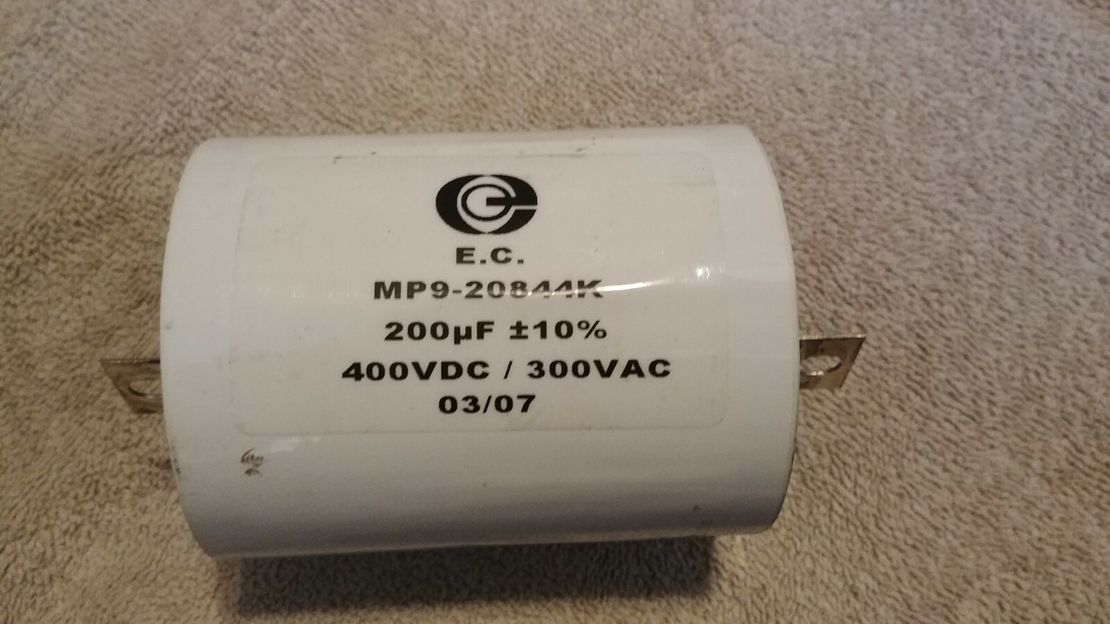1 ELECTRONIC CONCEPTS (EC) MP9-20844K 400VDC/300VAC CAPACITOR | eBay