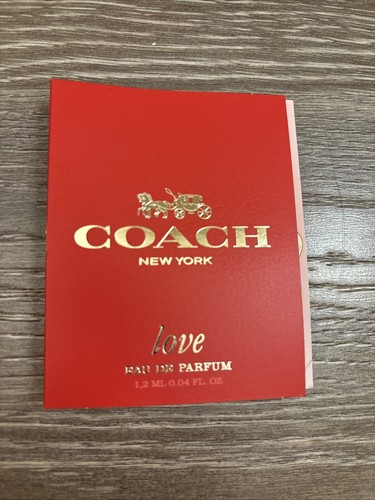 Coach LOVE Eau De Parfum Perfume EDP Sample .04 oz / 1.2ml ~Strawberry ...