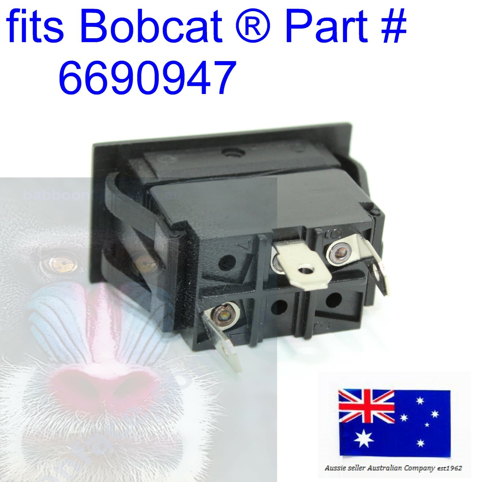 fits Bobcat BPS Bucket Positioning Rocker Switch 6690947 ILLUMINATED ...