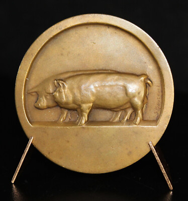 Pig Medal Agriculture Breeding Sow Boar Porcine Breed 1930 | eBay