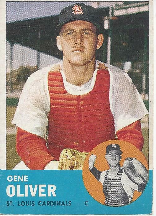1963 Topps Gene Oliver 172 Cardinals EX | eBay