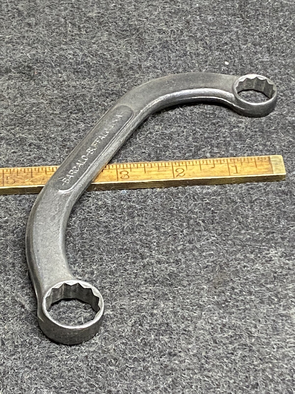 Vintage Barcalo Buffalo Starter Manifold Obstruction Wrench 12 pt 5/8 ...