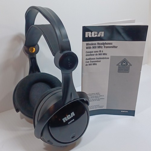 RCA WHP141 900MHZ Wireless Stereo Headphones Only No Base | eBay