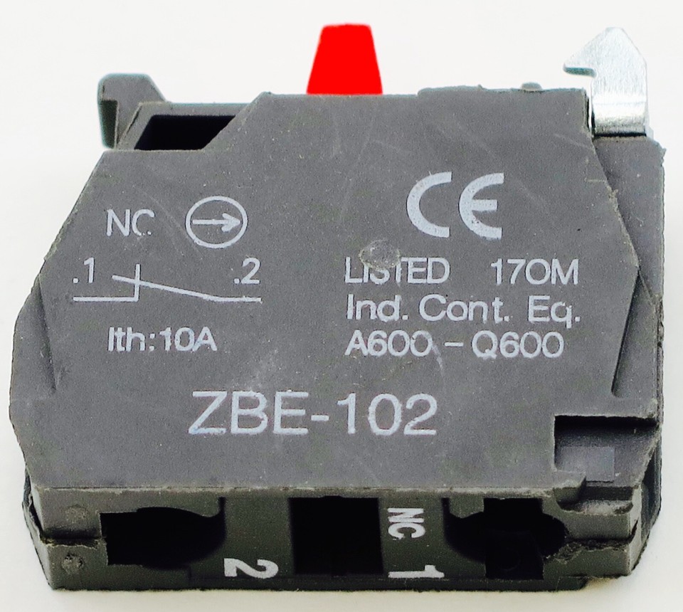 GENERIC REPLACEMENT FITS SCHNEIDER TELEMECANIQUE ZBE-102 CONTACT BLOCK ...