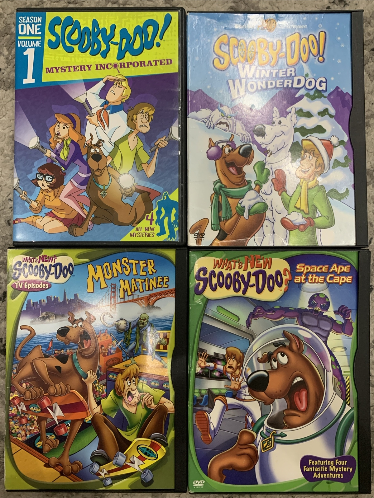 Scooby Doo DVD Lot of 4: Movies & TV Shows -Monsters Ghosts Werewolves ...