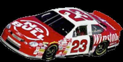 #23 Jimmy Spencer Winston NO BULL Taurus 1/32nd Scale Slot Car Decals ...
