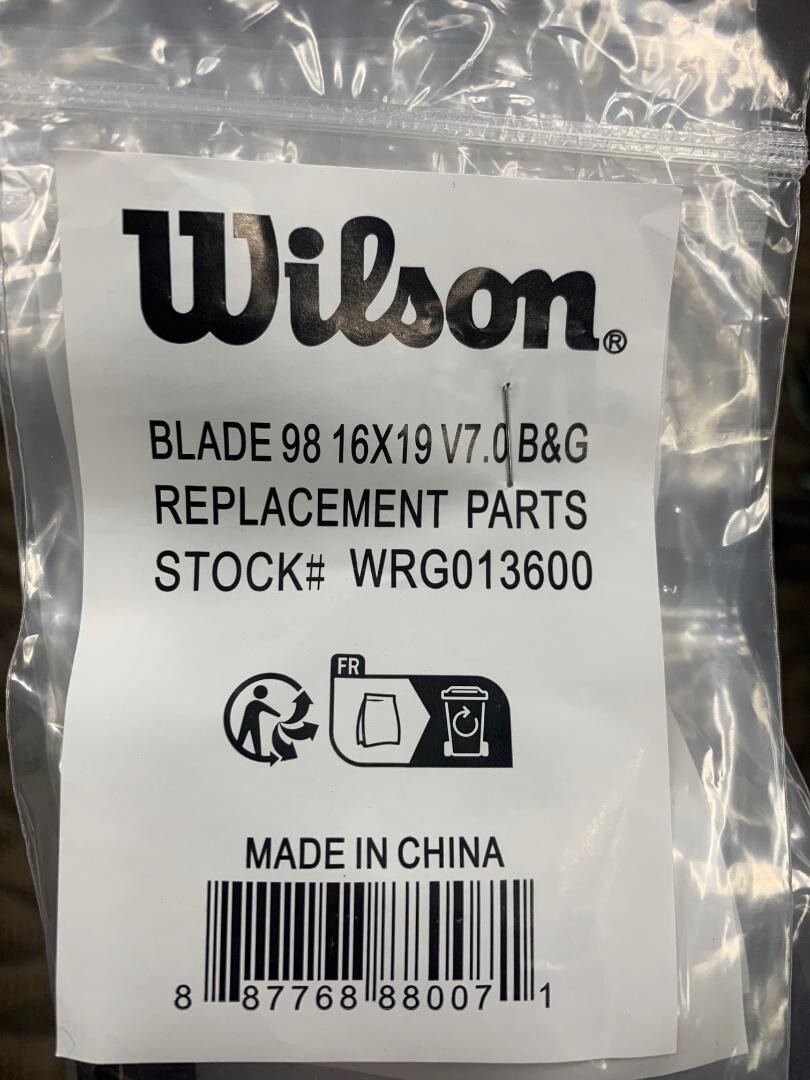 Wilson Blade 98 16x19 V7.0 Bumper and Grommet Kit Wrg013600 for sale ...