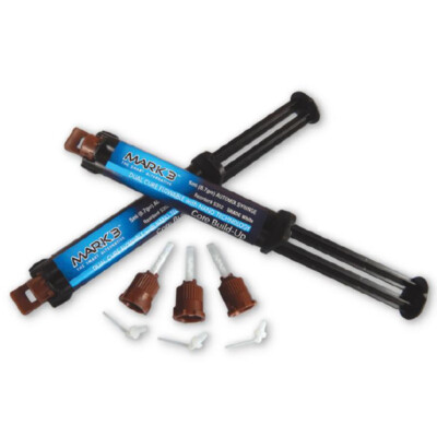 Mark3 Core Build Up Blue Automix Syringe 5ml 2/bx +10Tips & IntraOral ...