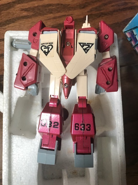 1985 Robotech Excite/ Gakken Alpha DIE CAST METAL red with rifle | eBay