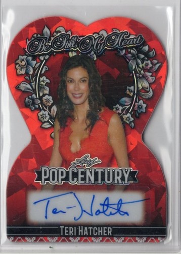 2025 Leaf Pop Century Teri Hatcher Be Still My Heart RED CRYSTAL AUTO ...