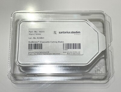 SARTORIUS STEDIM BIOWELDER TC DISPOSABLE BLADES, MODEL 16373, NEW PACK ...