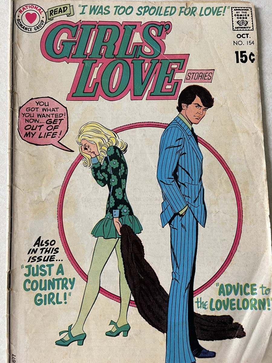 Romantic Comic Storylines Vintage Romance Comic Book Cover All For