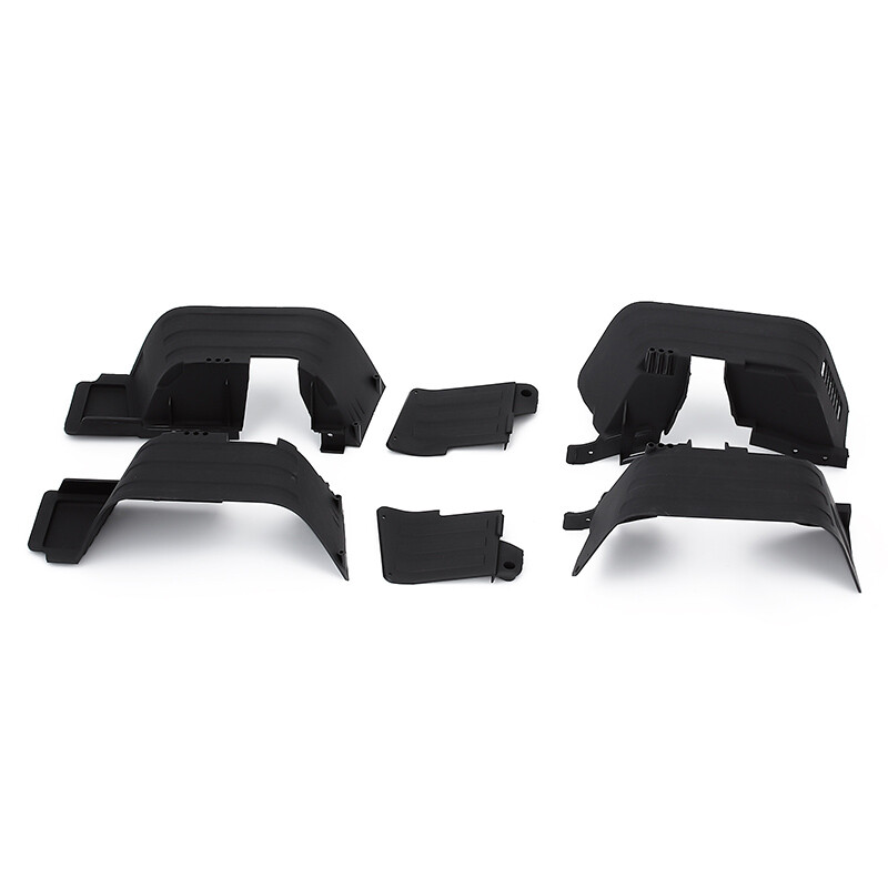 INJORA Inner Mud Flaps Fender for 1/10 RC Crawler Axial SCX10 II 90046 ...